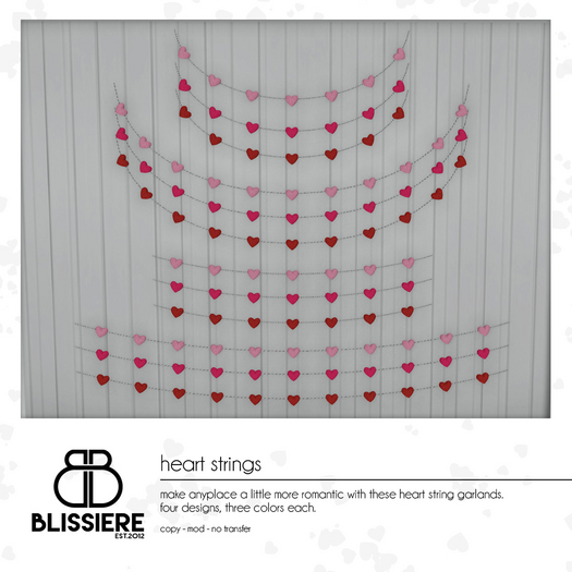 Second Life Marketplace - [blissiere] heart strings